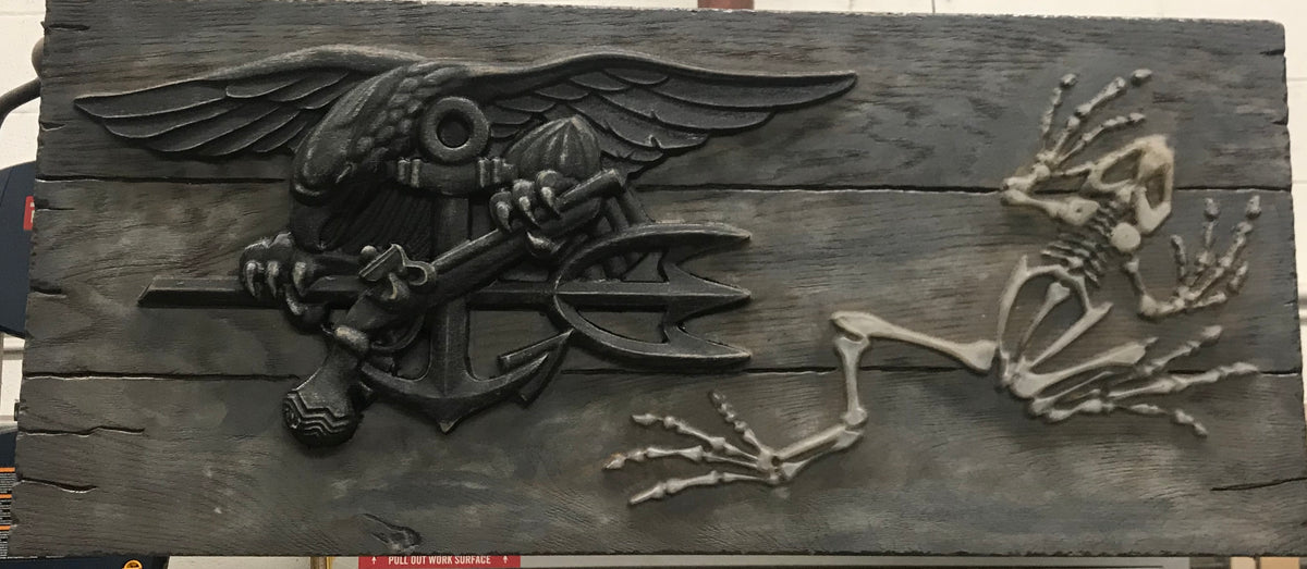 Navy Seal Frog Skeleton With Trident NAVY SEALS FUND Brotherhood